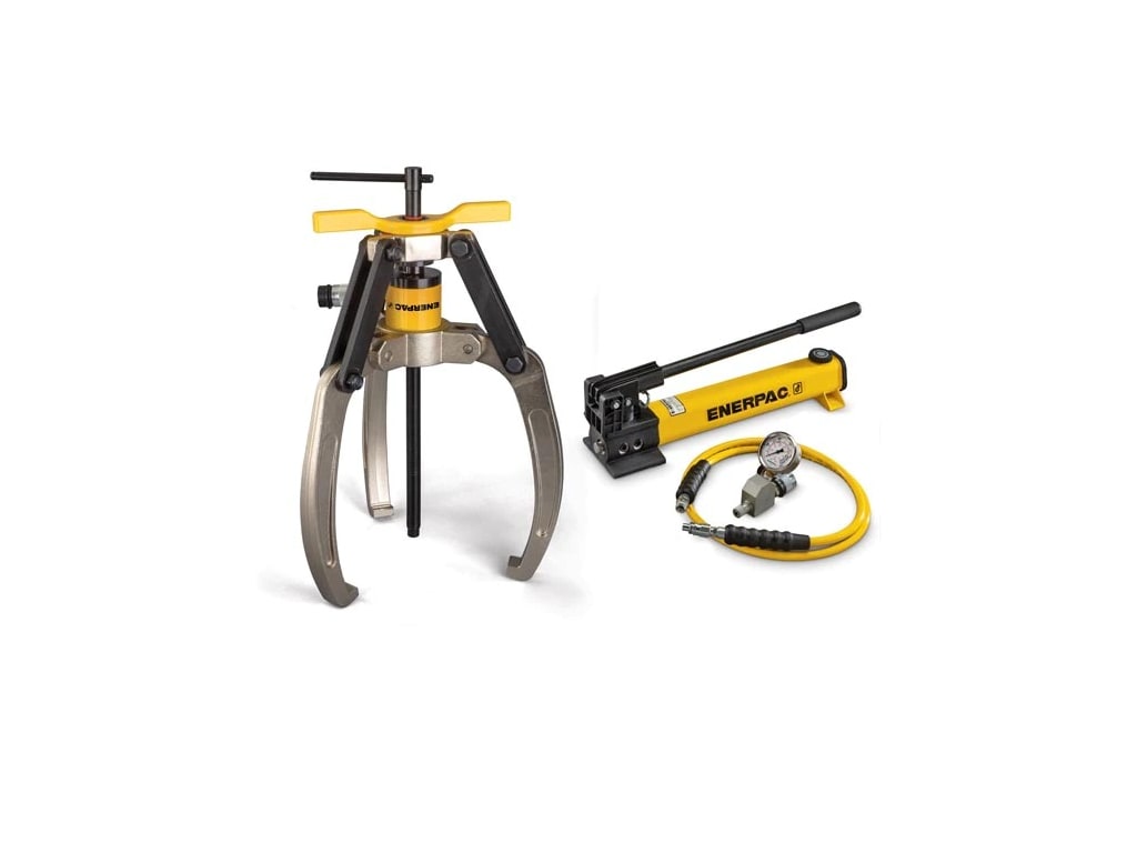 Enerpac LGHS324H - Hydraulic Lock-Grip Puller Set w/ Hand Pump, 24 Ton ...
