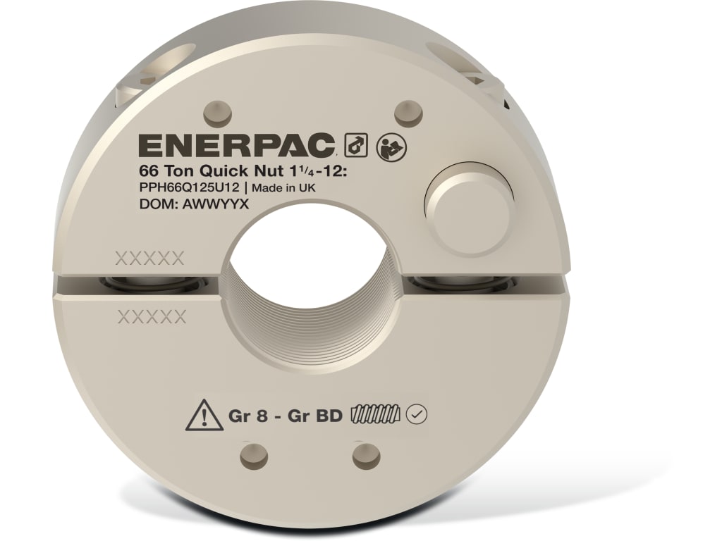 Enerpac PPH66Q125U12 - Quick Nut for PPH66 Pin Puller, 1 1/4" - 12 UNF ...