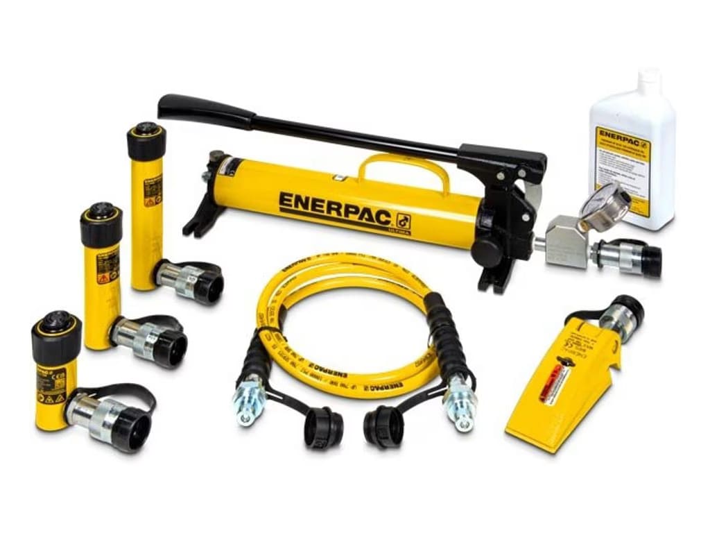 Enerpac SC05HTBW - Three Hydraulic Cylinders and Hand Pump Wheeled ...