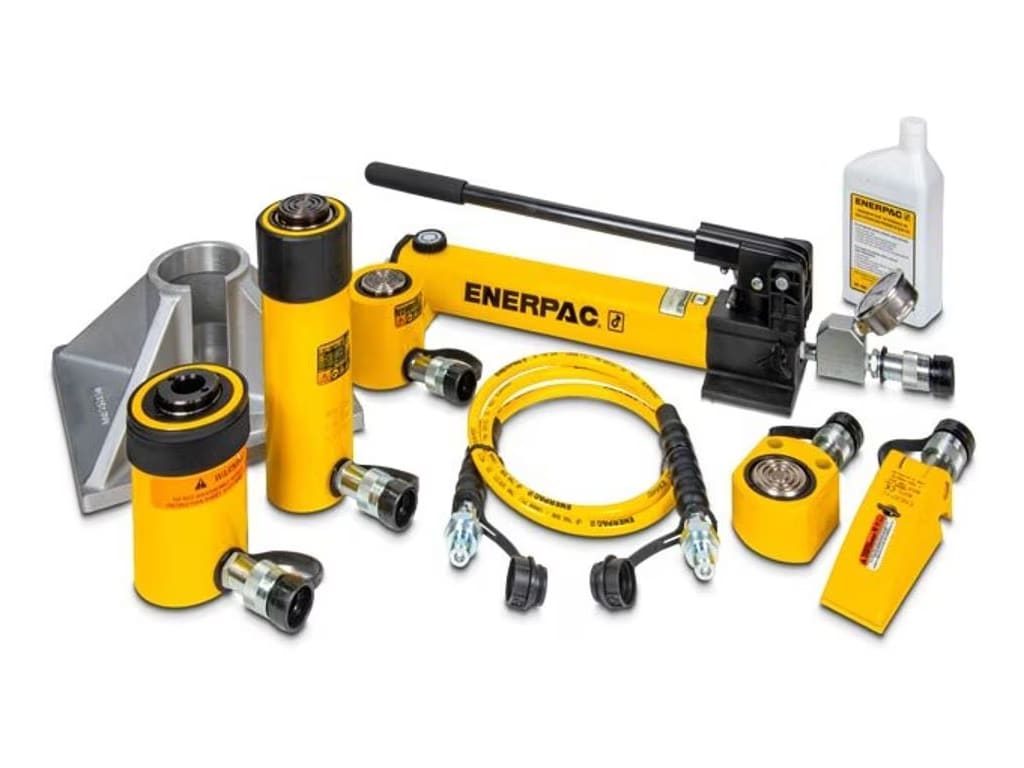 Enerpac SC20HTBW - Three Hydraulic Cylinders and Hand Pump Wheeled ...