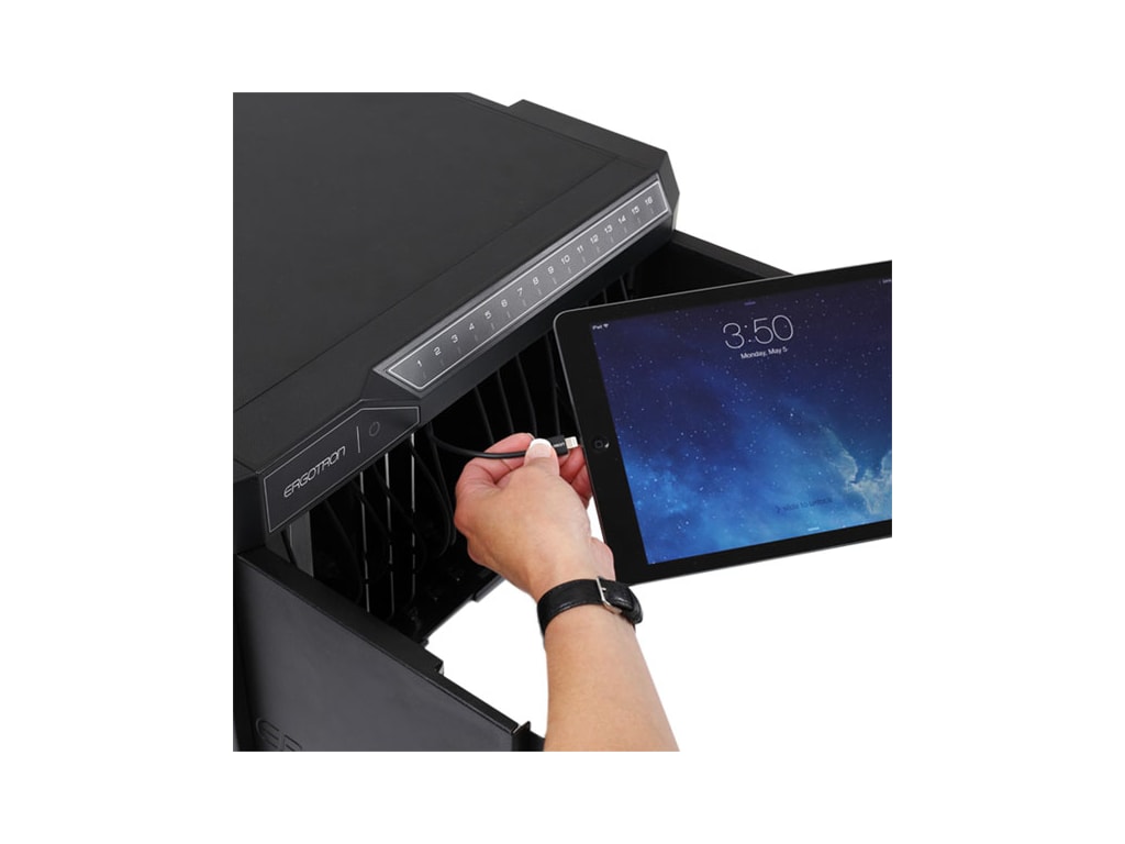 Ergotron DM16-1004-1 Tablet Management Desktop (16 Devices Capacity ...