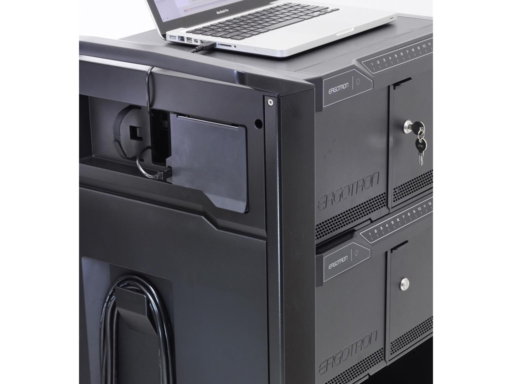 Ergotron DM32-1004-2 Tablet Management Cart 32, 2.4 with ISI, EU ...