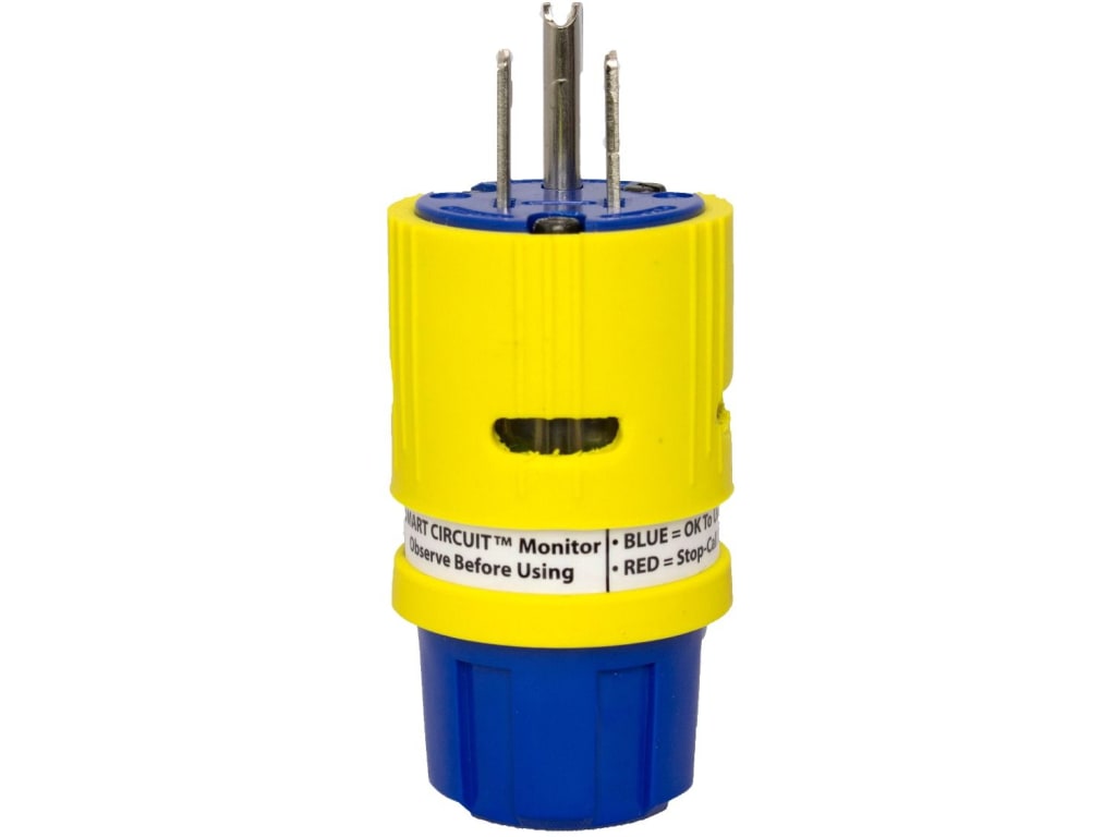 Ericson 1510-PMGL - Straight Blade Perma-Grip NEMA Connector Plug, 15A ...