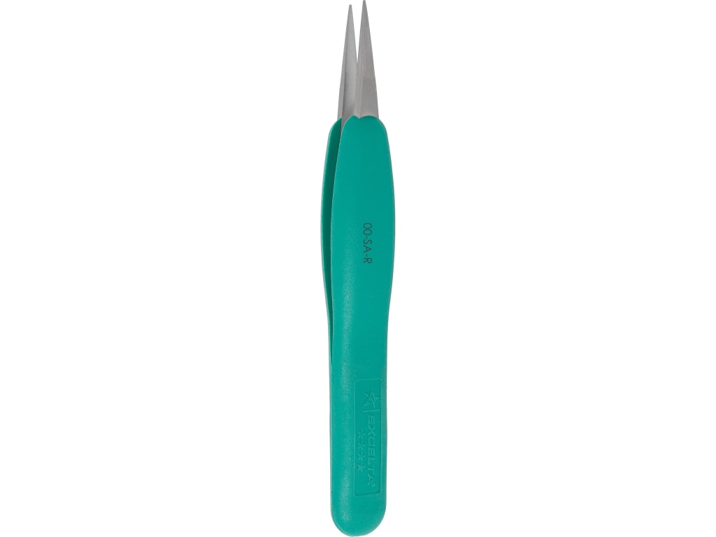 Excelta 00-SA-R - Tweezers, Straight, Strong, Medium Point, Anti ...