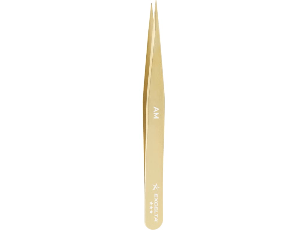 Excelta AM - General Purpose Tweezer, 5", Brass | TEquipment