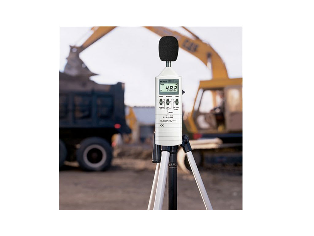 Extech 407736 Sound Level Meters - Minimum Sound Level: 35 dB, Maximum ...