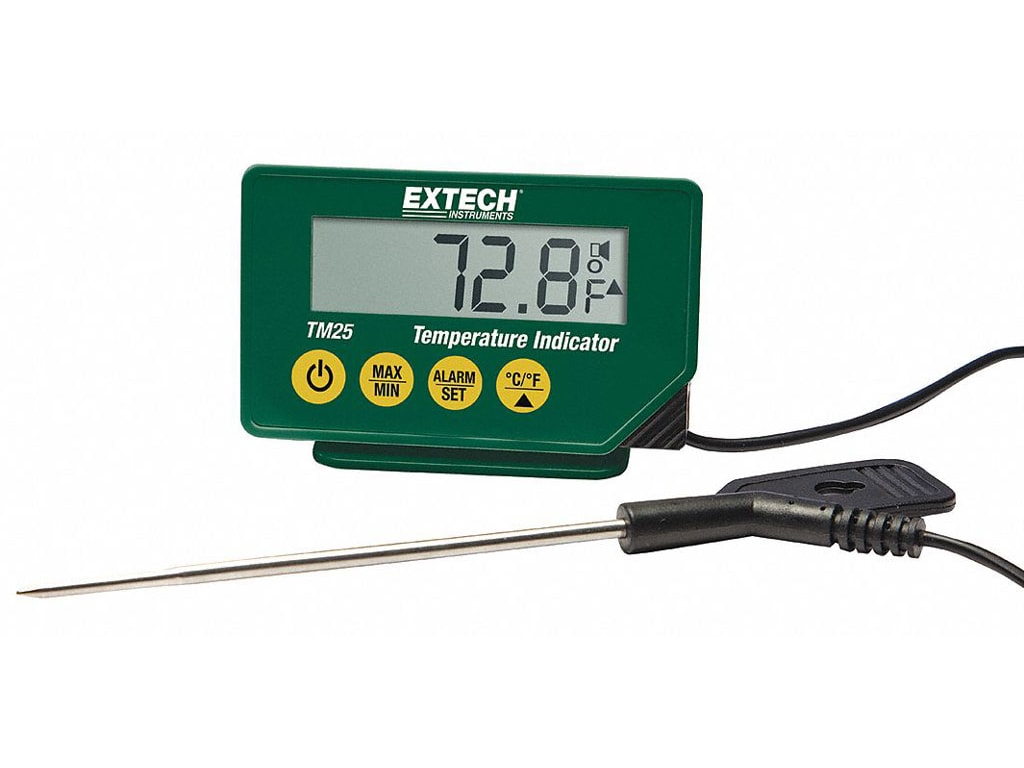 Extech TM25 Contact Thermometers - Number of Probe Inputs/Channels: 1 ...