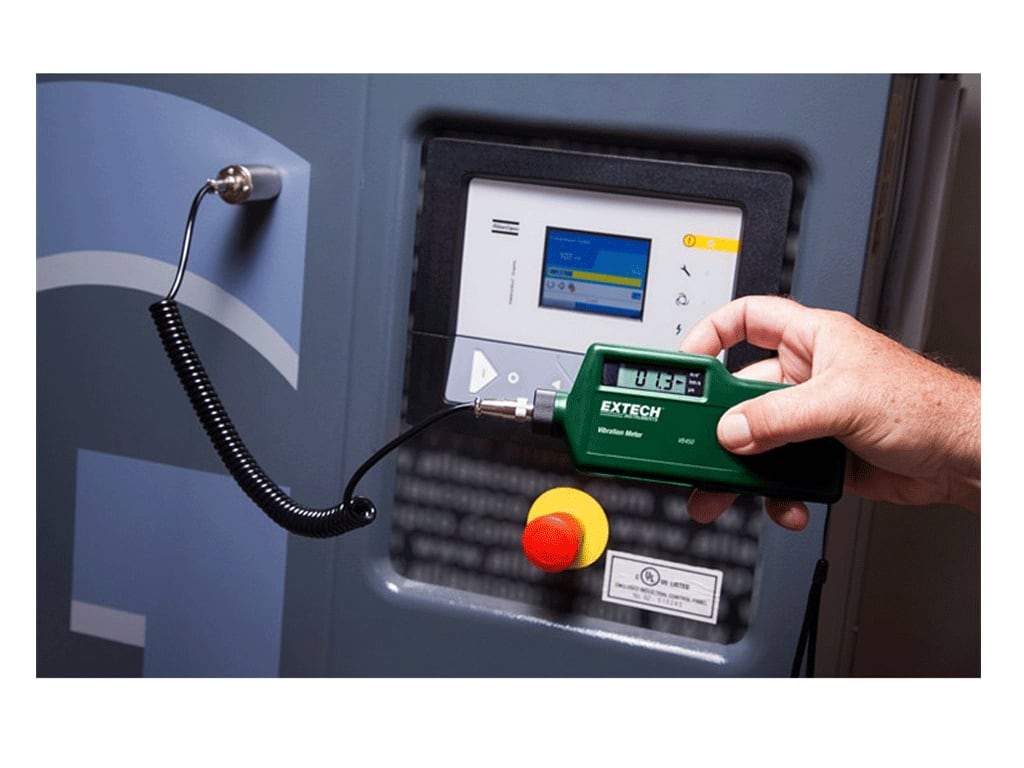 Extech VB450 - Vibration Meter - Accerlation Range: 199.9, Peak/Hold ...