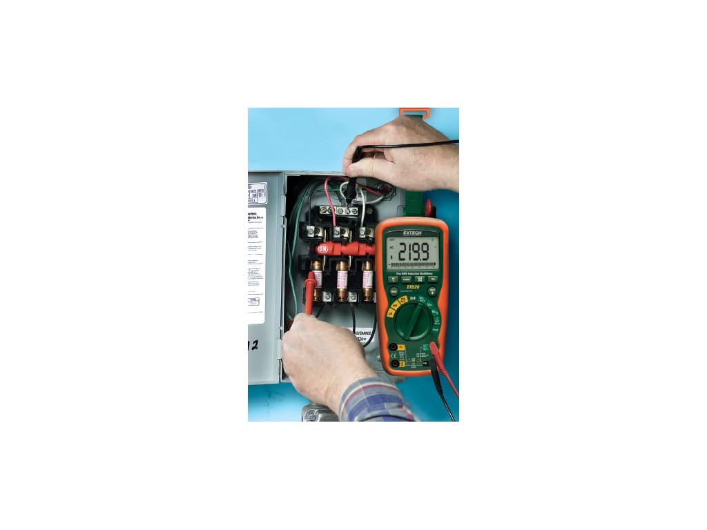 Extech EX520-NIST Heavy Duty Industrial Multimeter with NIST | TEquipment