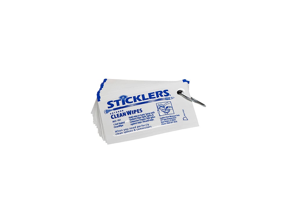 Sticklers MCC-FA1 - Clean Wipes Singles, Dry Wipe for Harsh ...