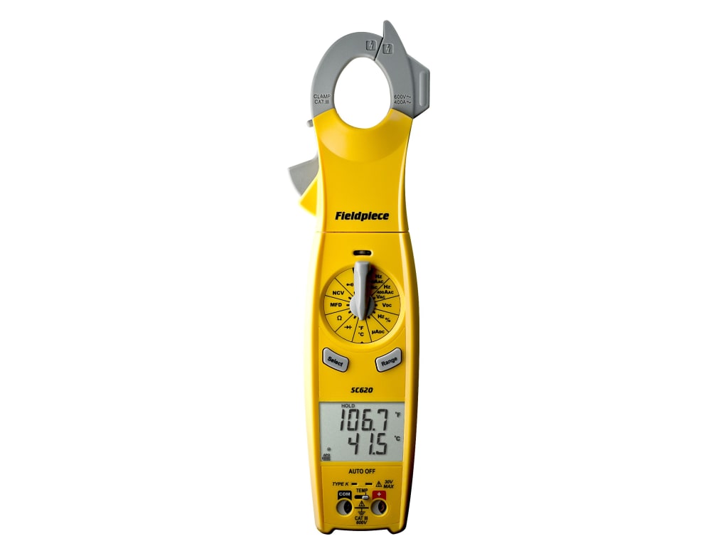 Fieldpiece SC620 Loaded Clamp Meter with Swivel Head | TEquipment