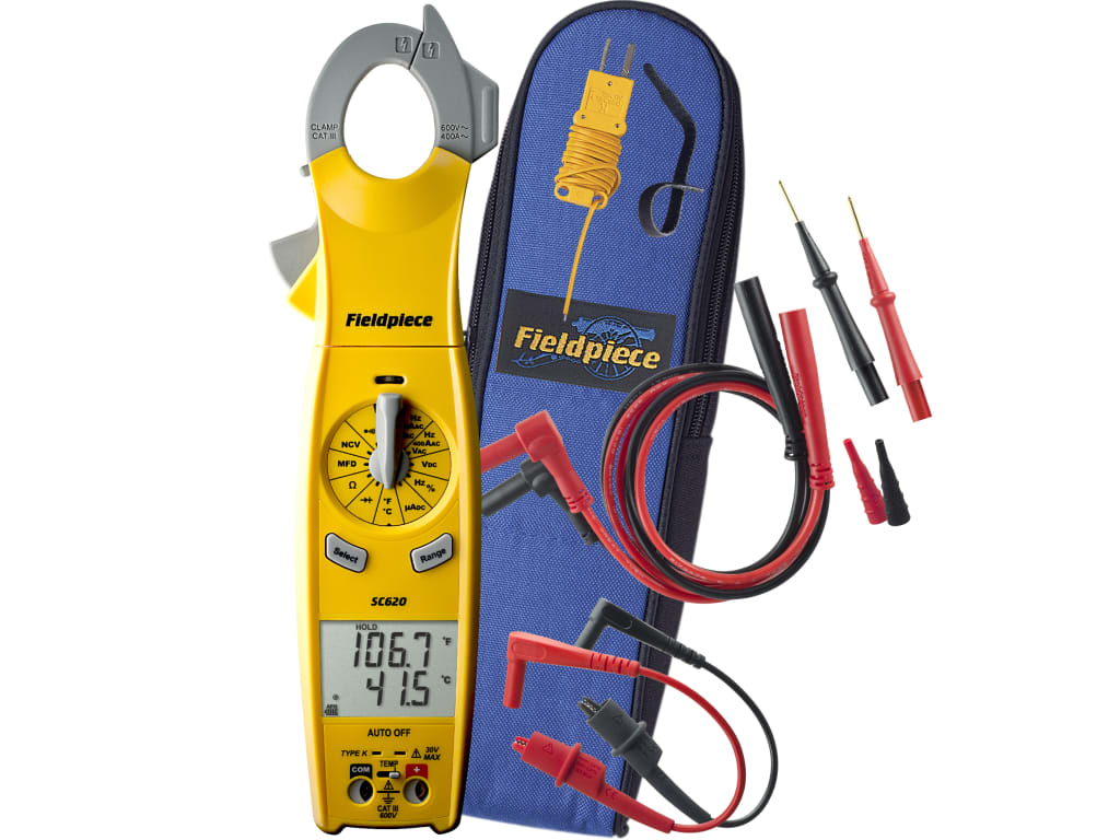 Fieldpiece SC620 Loaded Clamp Meter with Swivel Head | TEquipment