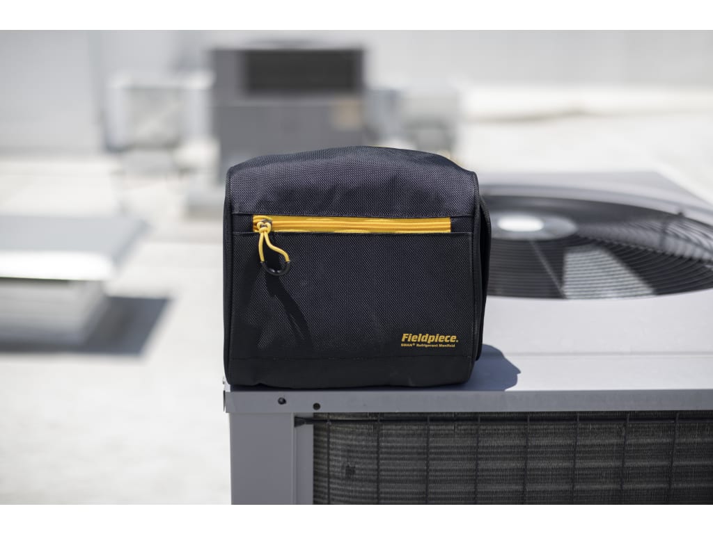 Fieldpiece SM482V - Package with 4 Port Wireless Refrigerant Manifold ...