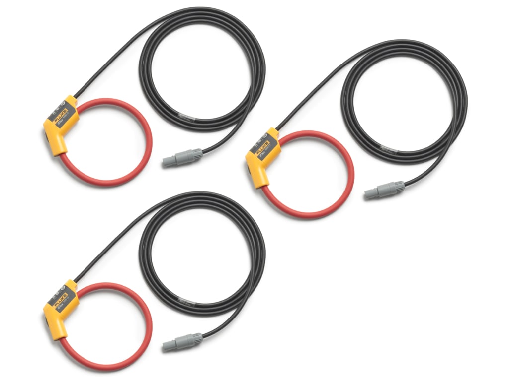 Fluke I173X-FLEX1500/3PK iFlex Flexible Current Probe 1500A, 12", 3 ...