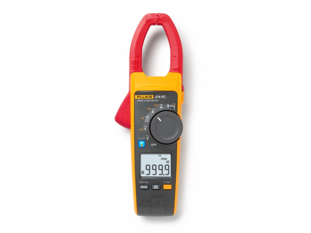 Fluke 376 FC - True-RMS Clamp Meter with 18 Inch iFlex | TEquipment