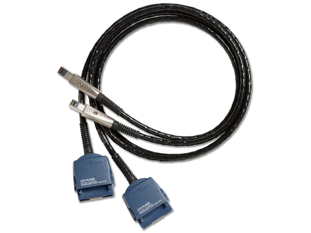 Fluke Networks DTX-PLA002 Cat 6A/CLASS EA Permanent Link Adapter ...