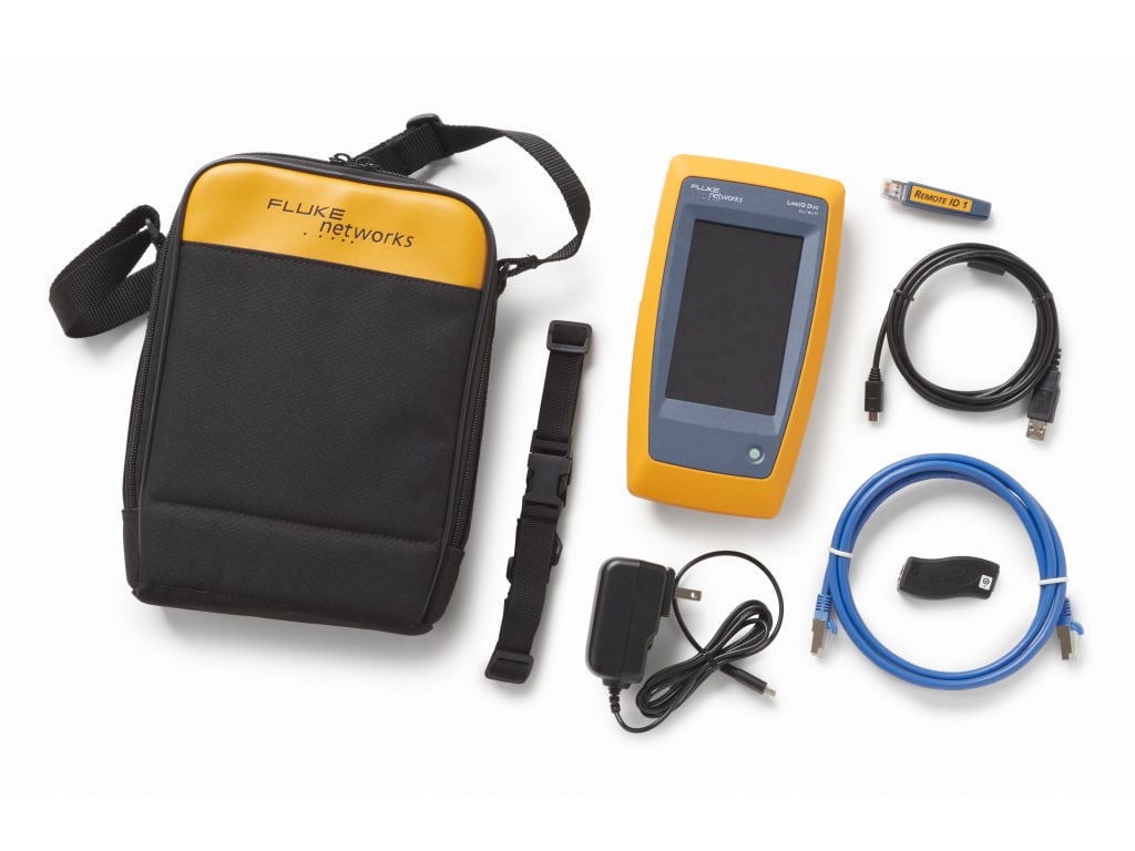 Fluke Networks LIQ-DUO - LinkIQ Duo Cable / Wi-Fi / Network Tester ...