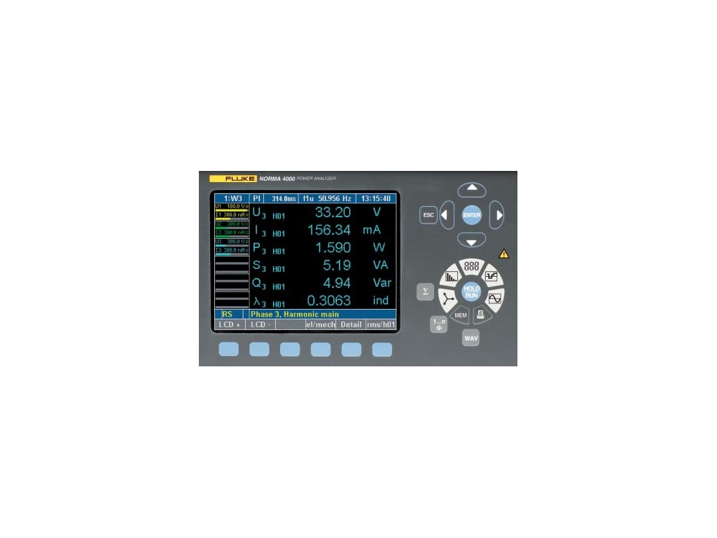 Fluke N4K 1PP54I Norma 4000 1 Phase High Precision Power Analyzer with ...