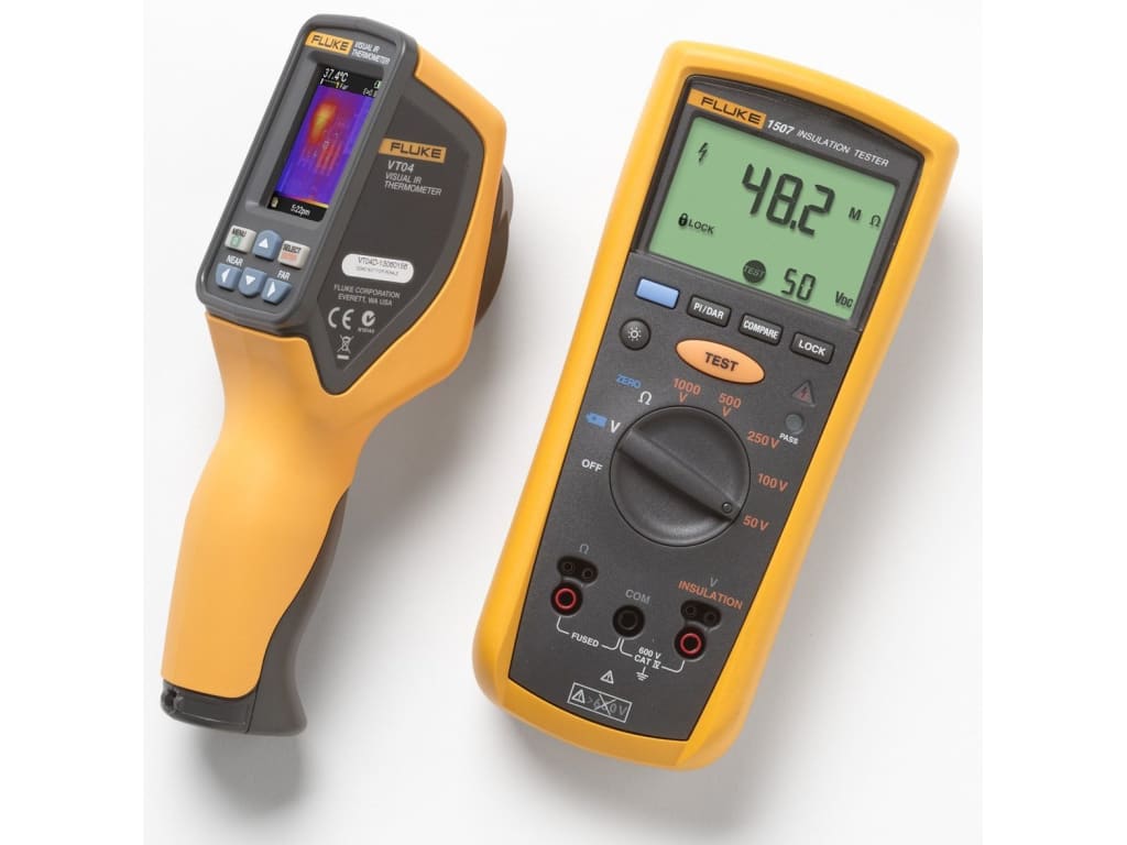 Fluke VT04-MAINT-KIT VT04 Visual IR Thermometer & 1507 Insulation ...