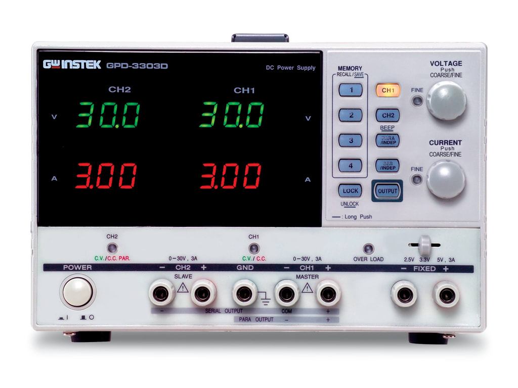 Instek GPD-3303D Power Supply Triple-Output Linear D.C. GPD3303D, GPD ...