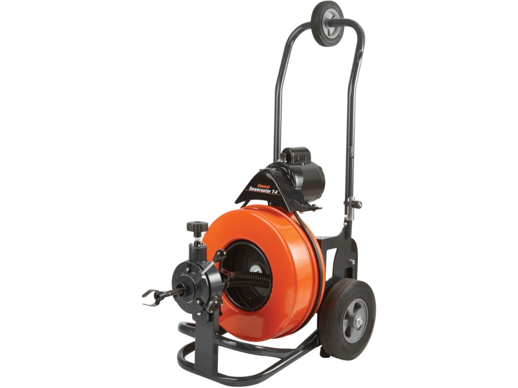 General Pipe Cleaners P-T4 - Sewerooter T-4 Drum Sewer and Drain ...