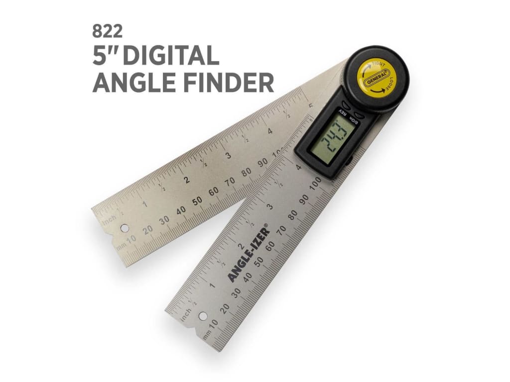 General Tools 822 - ANGLE-IZER® Digital Angle Finder, 5 in | TEquipment