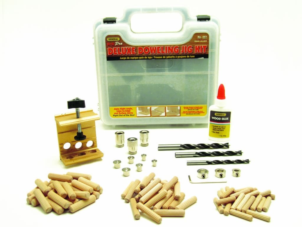 General Tools 851 E-Z Pro Deluxe Dowel Jig Kit | TEquipment