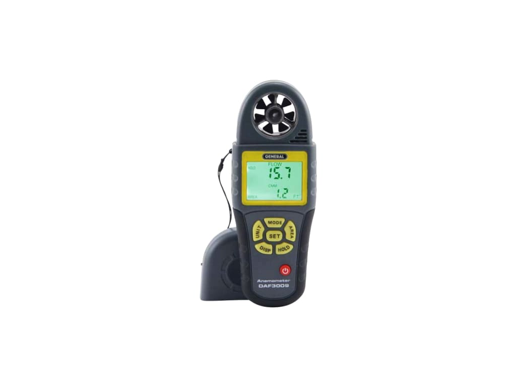 General Tools DAF3009 - Mini-Anemometer/Psychrometer with CFM/CMM ...