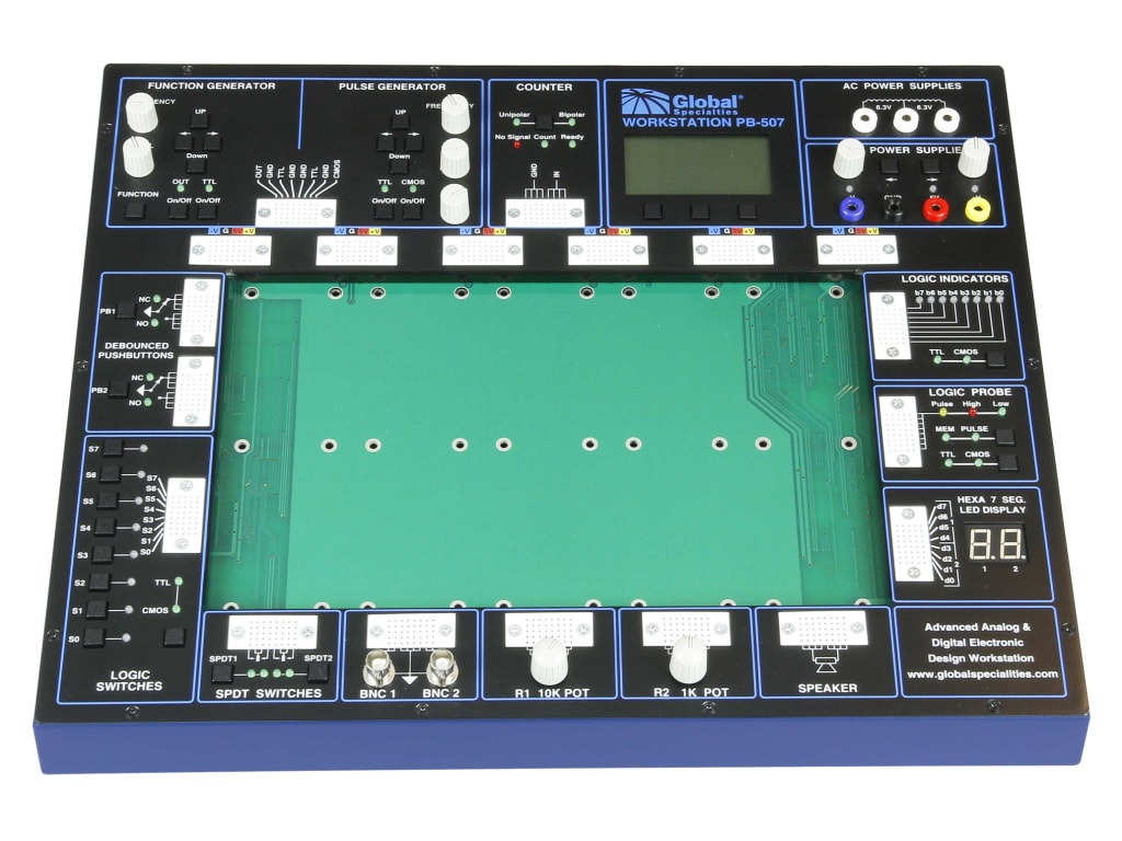 Global Specialties PB-507 - LAB Advanced Analog and Digital Electronic ...