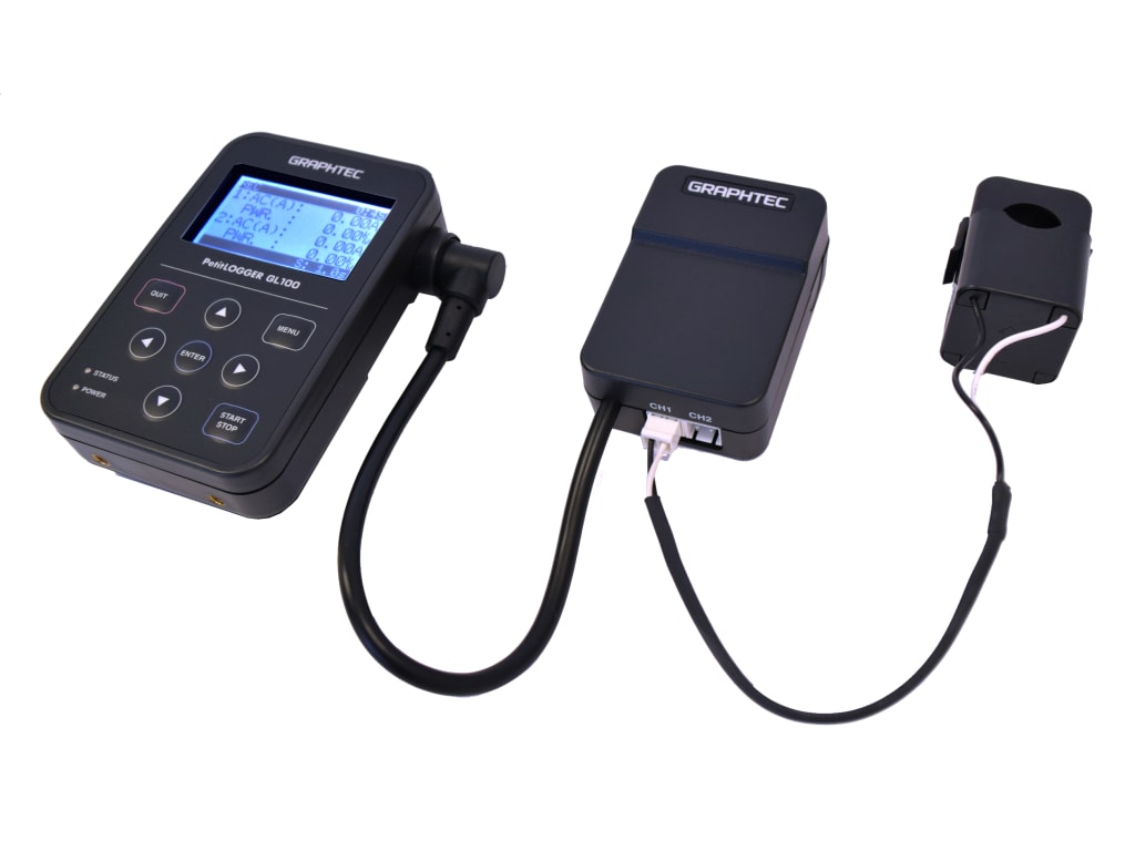 Graphtec GL100-N-DPA-AC100A - Data Logger with AC Current Sensor with ...