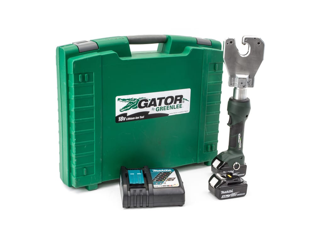 Greenlee EK6ATILX22 - Six Ton Inline Quad Point Crimper (Open Face ...
