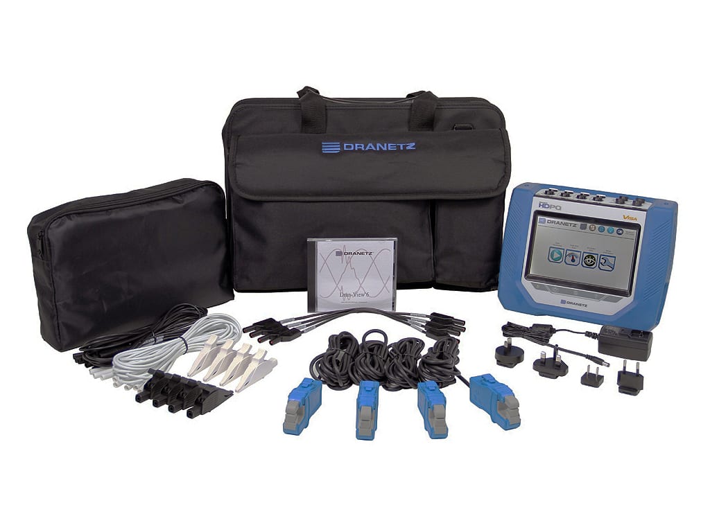 Dranetz HDPQ-VA10PKG HDPQ Visa 3-Phase Power Quality Analyzer - 10A ...