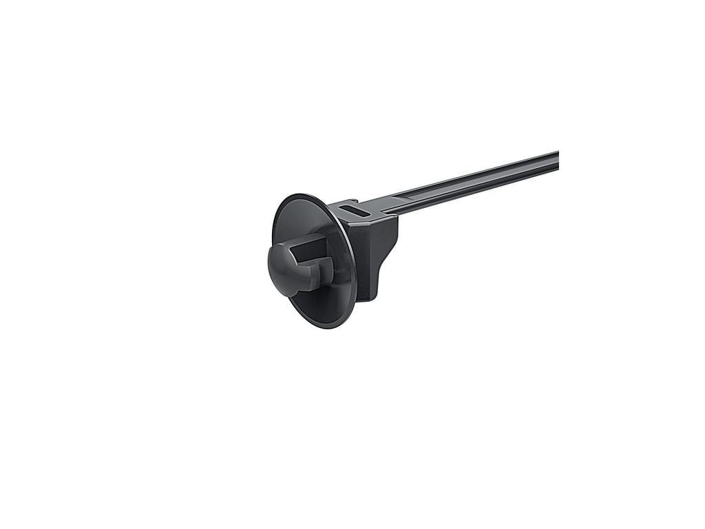 HellermannTyton 126-00326 - 1-Pc Cable Tie/Arrowhead Mount w/Disc, 6.0"L, 0.25 - 0.26" Mounting ...