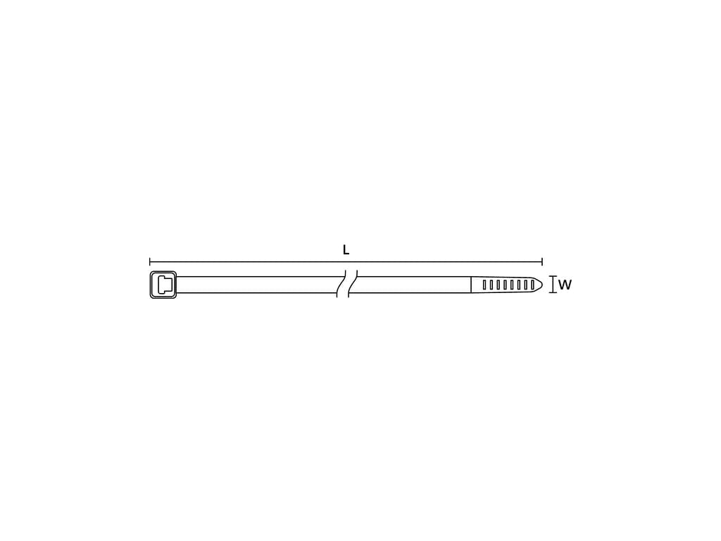 HellermannTyton 156-02513 - Cable Tie with Button Mount, 0.35" Hole Dia ...