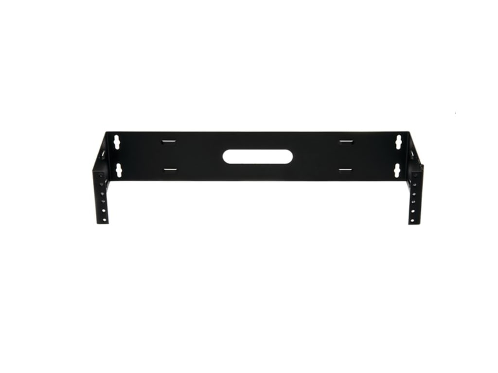HellermannTyton T3PPB - Wall Mount Patch Panel Bracket, 2U, Steel, Black, 1/Box | TEquipment