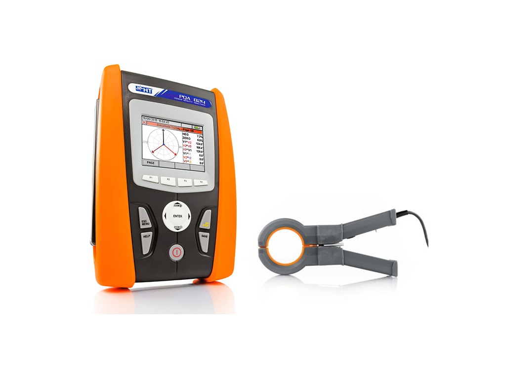 HT Instruments PQA 824 HT98 Power quality analyser CAT IV with HT98 ...
