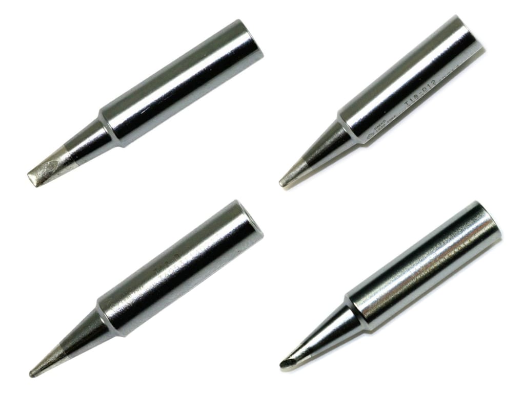 Hakko FX888DX Tip Kit – Includes Four Tips (T18-B, T18-D12, T18-D24 ...