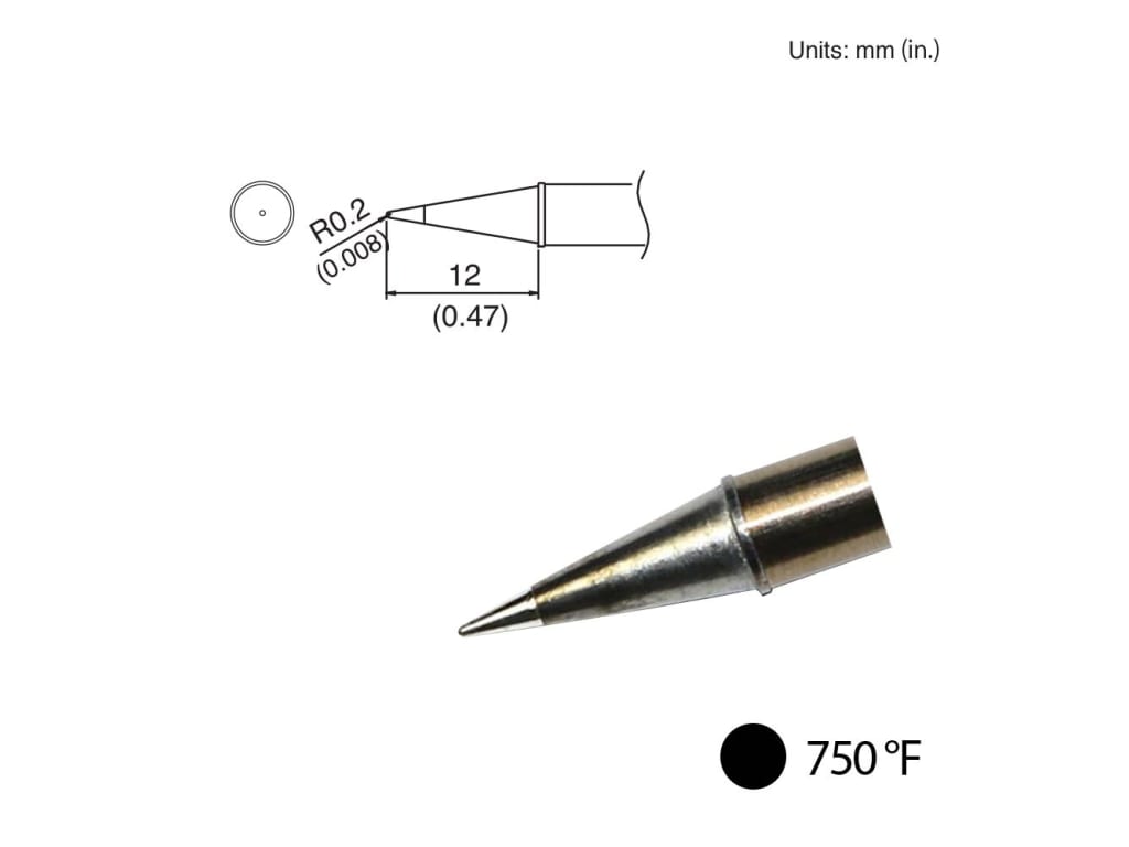 Hakko T31-02BL - Conical Tip, 750°F / 400°C | TEquipment