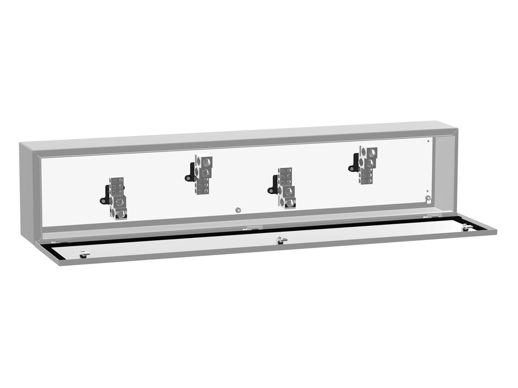 Hammond CN4ST4403 3R/4 Splitter Trough, 400A, 3 Wire - Steel/Gray ...