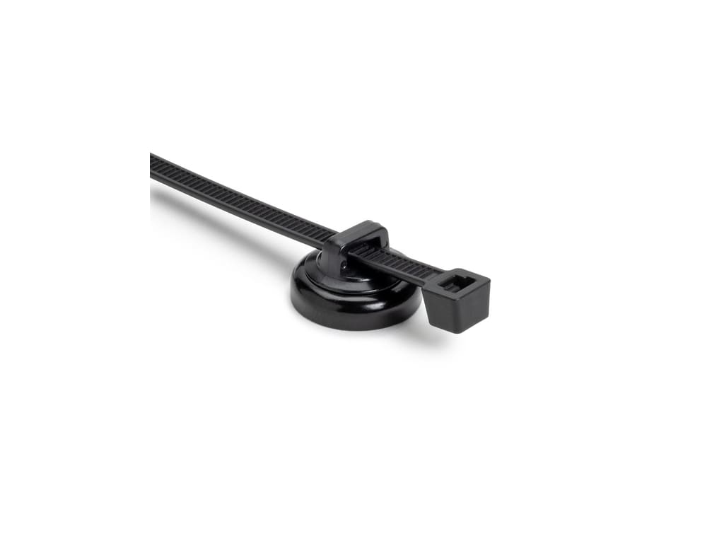 HellermannTyton 156-03232 - Magnetic Cable Tie Mount, Unassembled Set, .75" Dia, Black | TEquipment