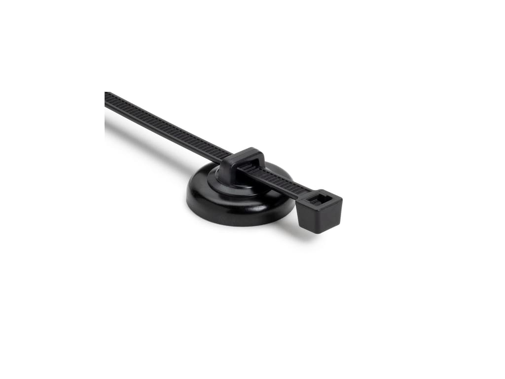 HellermannTyton 156-03233 - Magnetic Cable Tie Mount, Unassembled Set, 0.91" Dia, Magnet/POM/ST ...