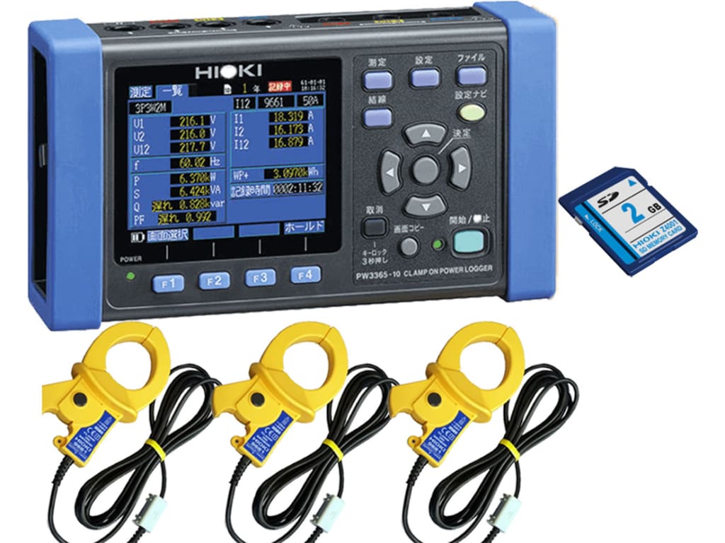 Hioki PW3365-20-01/500 Clamp On Power Logger | TEquipment