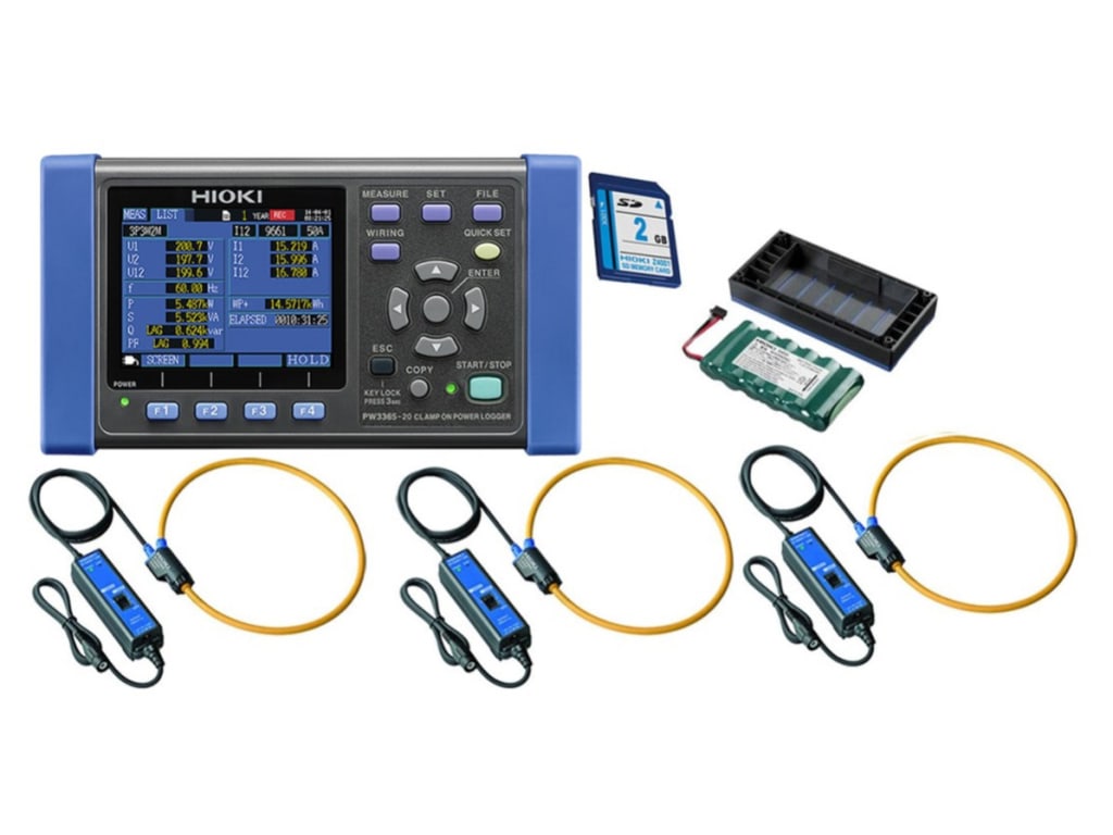 Hioki PW3365-20/5000Pro KIT - 5000A Power Logger Kit | TEquipment