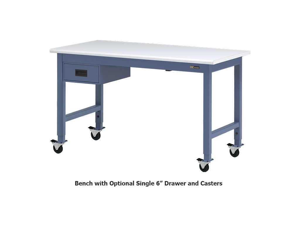 IAC Industries QS-1000005-BL Workmaster Workbench, 30”D x 96”L, EZE ...