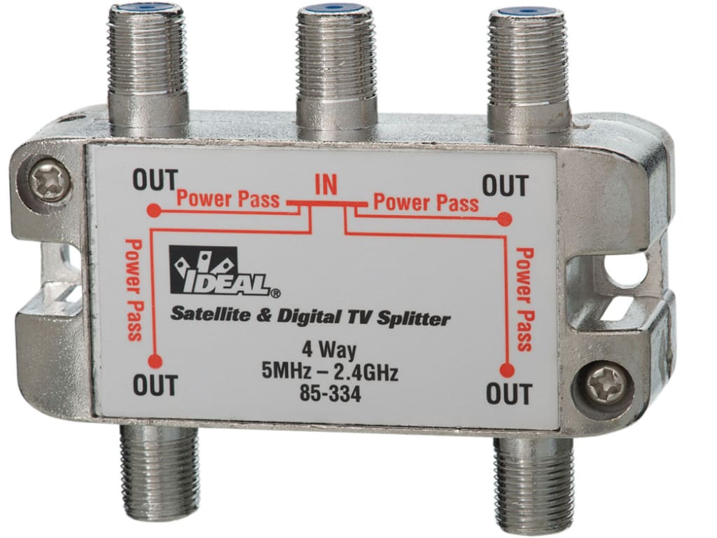 Ideal 85-334 - Hi-Definition Digital Splitter 4-Way 2.4GHZ | TEquipment