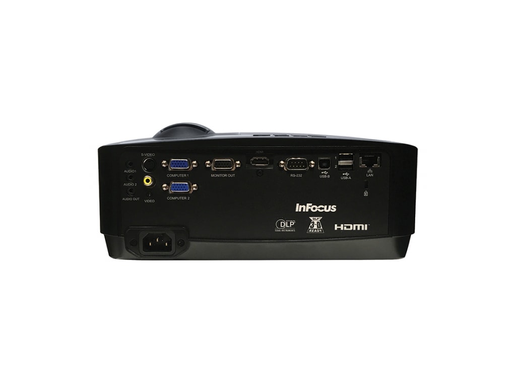 InFocus IN2128HDx 4000 Lumen, DLP Projector - 3D Ready, HDMI, RJ4, PC ...