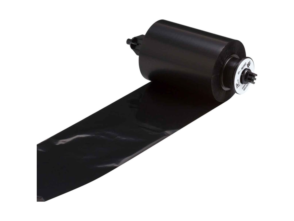 Brady IP-R6302 Printer Ribbon, Halogen Free, 3.27" W x 984 ft L, Black ...