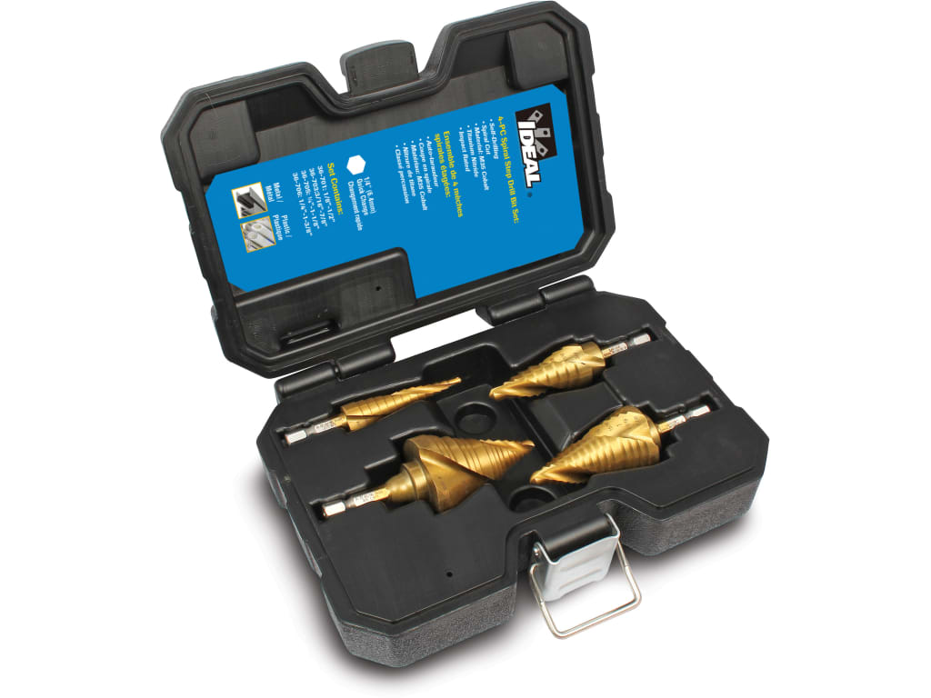 Ideal 36-700 Spiral Step Bit Kit | TEquipment