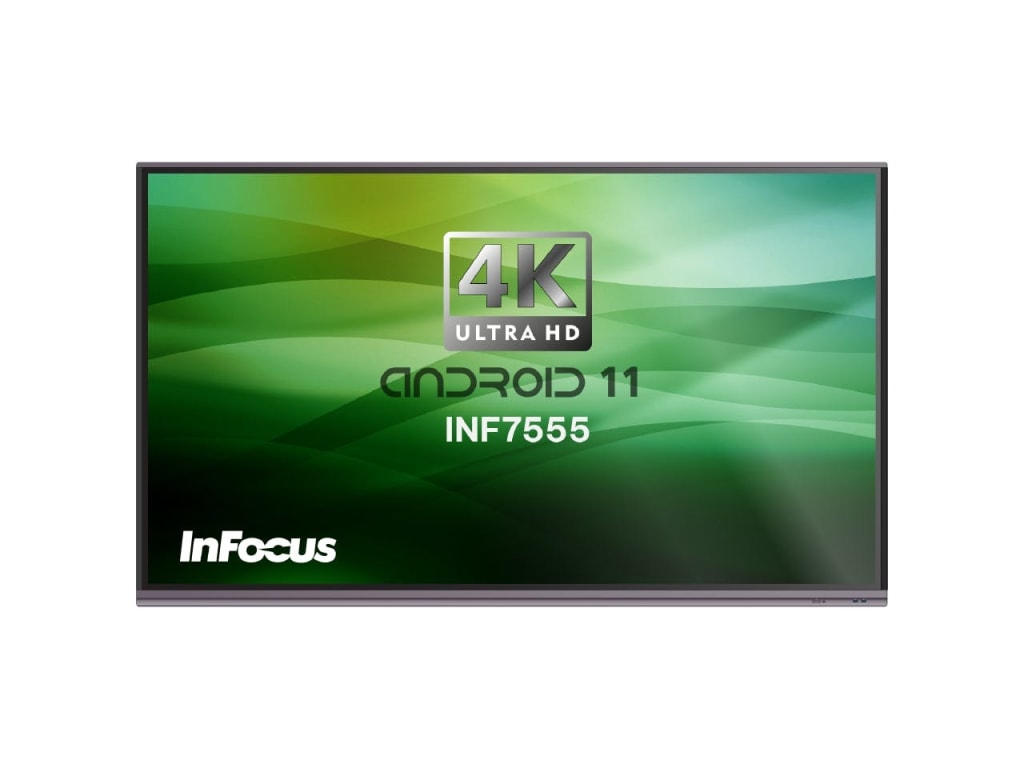 InFocus INF7555 - 75" Interactive Touch Display, 4K Resolution, 450 ...