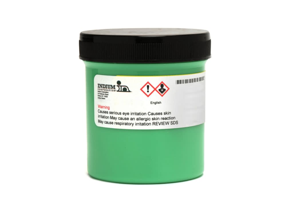 Indium 801643 - Solder Paste, Water Soluble, Lead-Free, T3, 89%, SAC305 ...